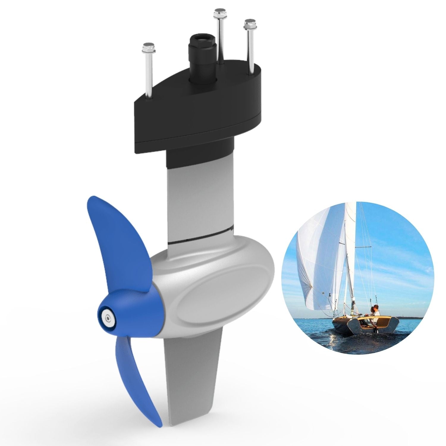 ePropulsion Pod Drive 1.0 Evo – 3HP (1kW) Electric Pod Motor for ...