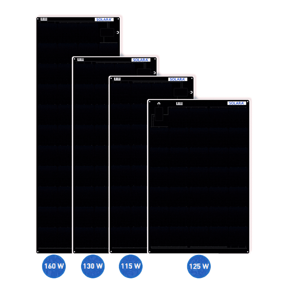 Solara 160w Power M Solar Panel | Custom Marine Products