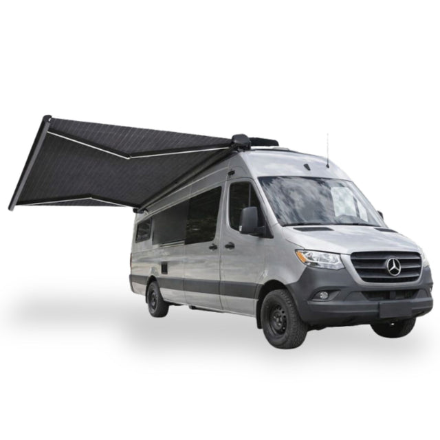 Solar Powered Electric Awnings for Your Sprinter Van | Custom Marine ...